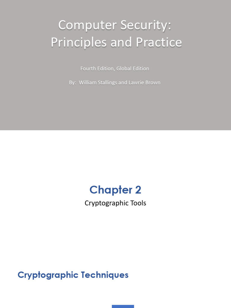 Cryptographic Techniques in Computer Security | PDF | Cryptography ...