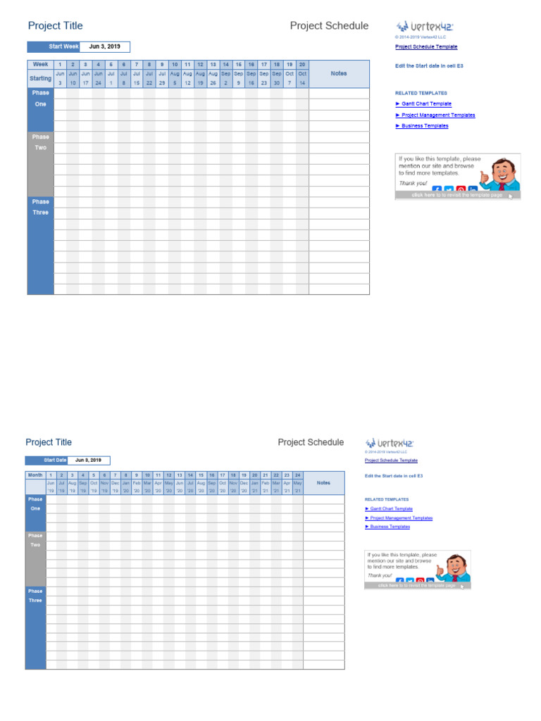 Project Schedule | PDF | Information Technology | Software Engineering