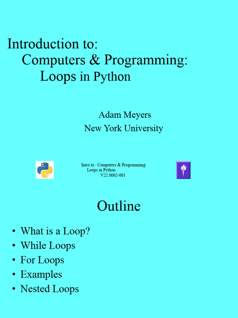 Loops Pdf Control Flow Boolean Data Type
