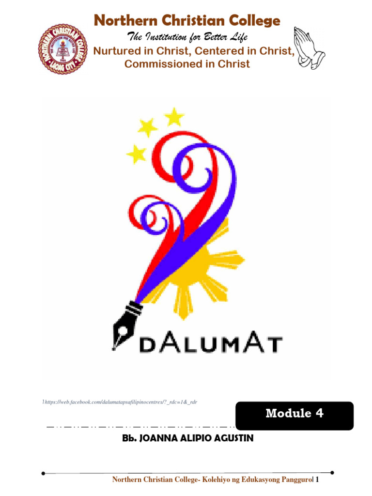 FIL 03 Module 4 | PDF | Philippines