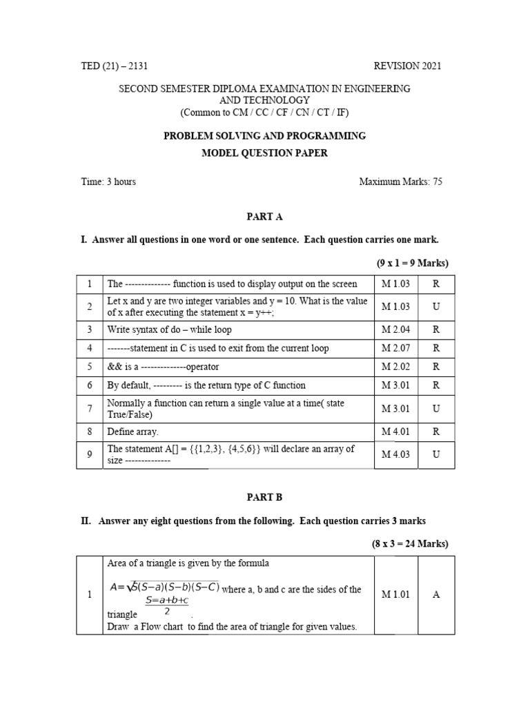 2131 | PDF | Control Flow | Integer (Computer Science)