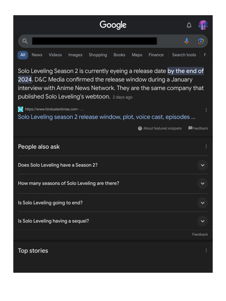 When Is Season 2 of Solo Leveling Coming Out - Google Search | PDF