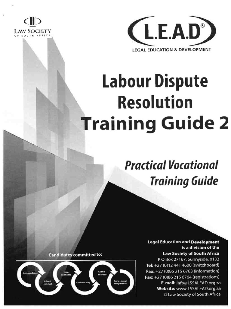 Labour Dispute Resolution 2 | PDF