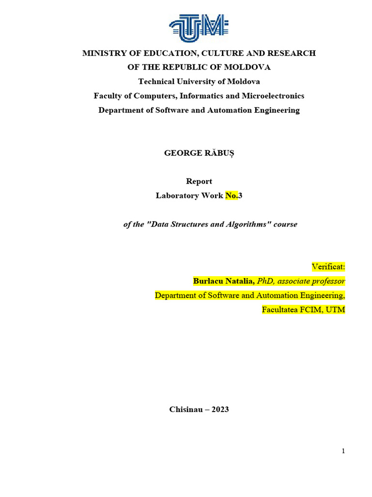 raport-template | PDF | Computer Science | Computing