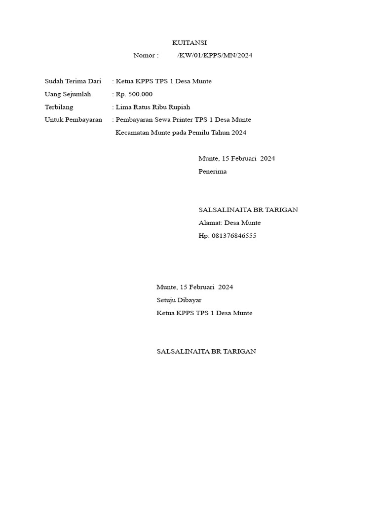 LPJ TPS 1 - 122030 | PDF