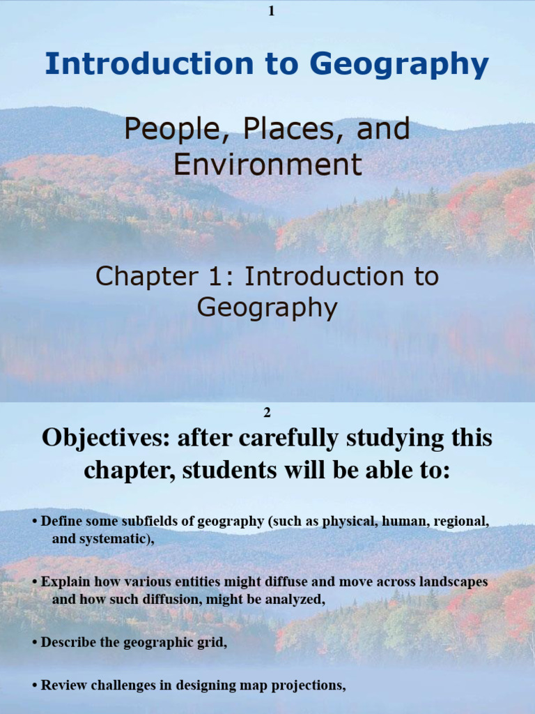 Exam 1 Help, Ch. 1, Intro To Geog | PDF | Geography | Latitude