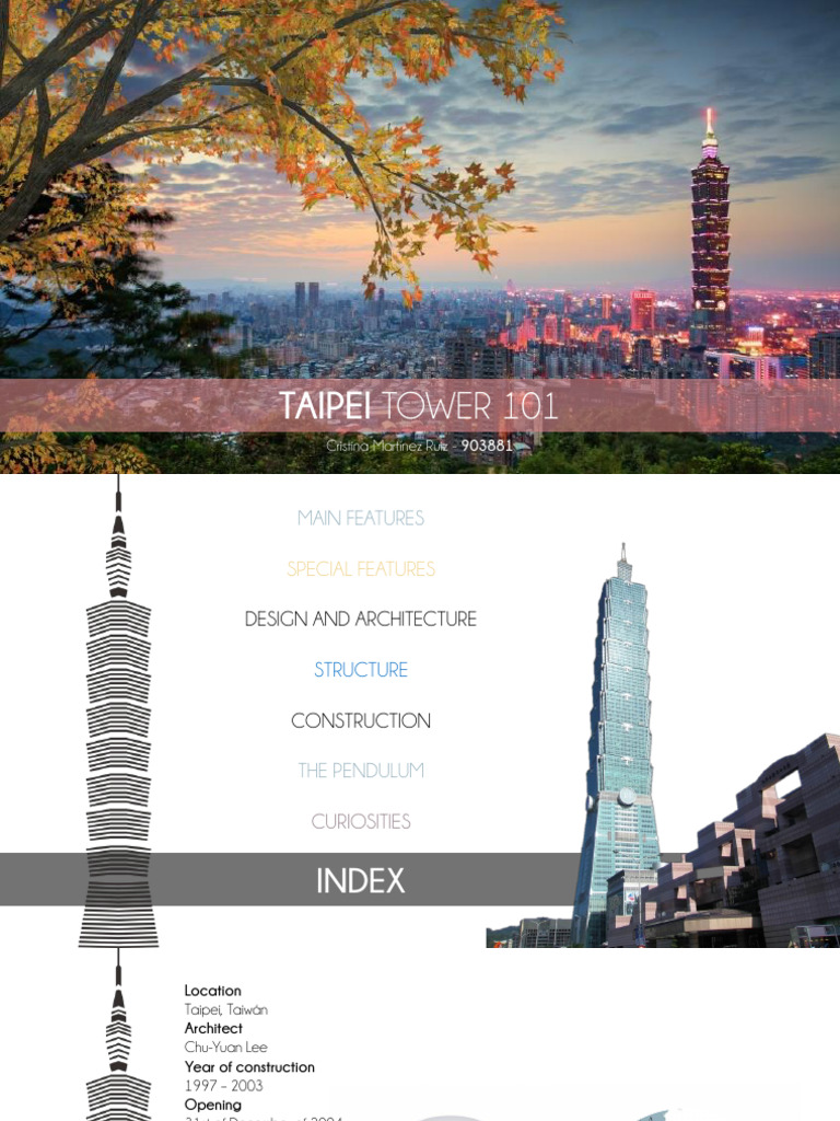 Taipei Tower 101 | PDF | Civil Engineering | Building Engineering