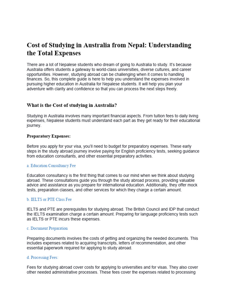 cost-of-studying-in-australia-from-nepal-pdf-postgraduate-education