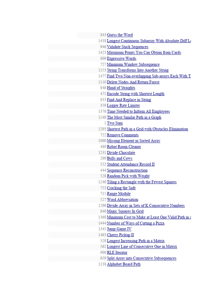 Company-Wise Problems | PDF