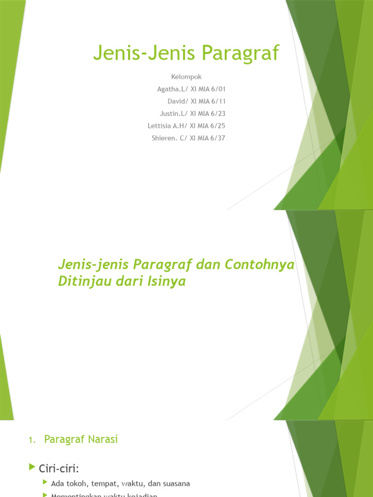 Jenis-Jenis Paragraf dan Contohnya | PDF