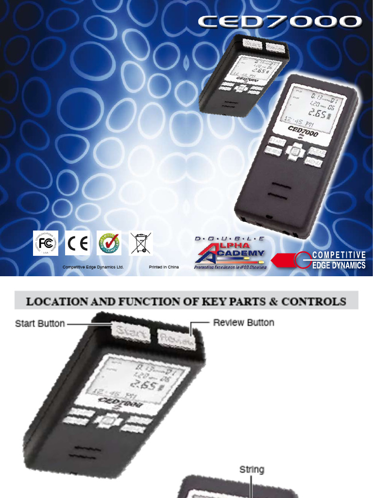 CED7000 Timer User Manual and Features | PDF | Rechargeable Battery ...