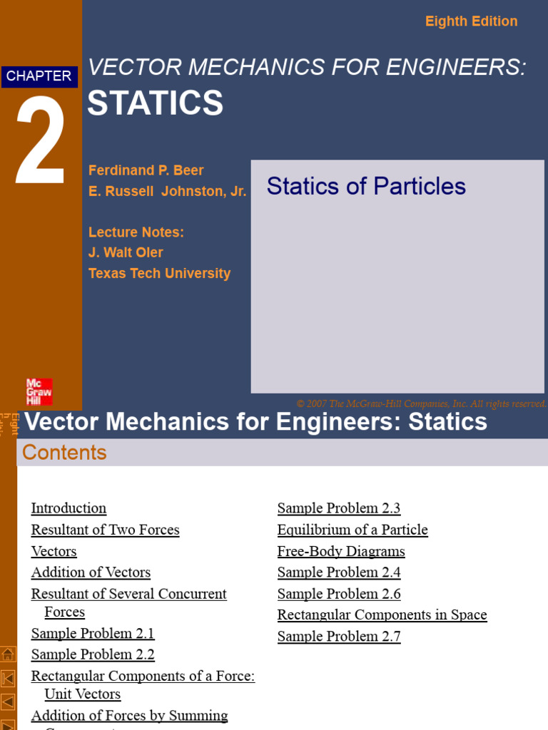 Statics of Rigid Bodies | PDF | Euclidean Vector | Force