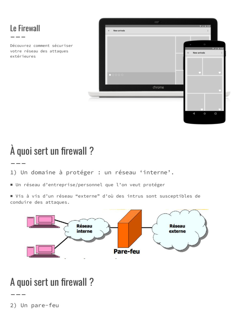 Sécuriser votre réseau avec un firewall | PDF | Pare-feu (informatique ...