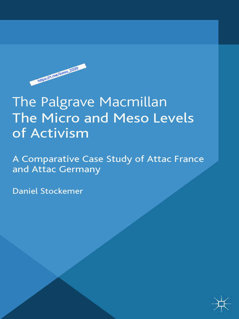 D. Stockemer - The Micro & Meso Levels of Activism | PDF | Social ...