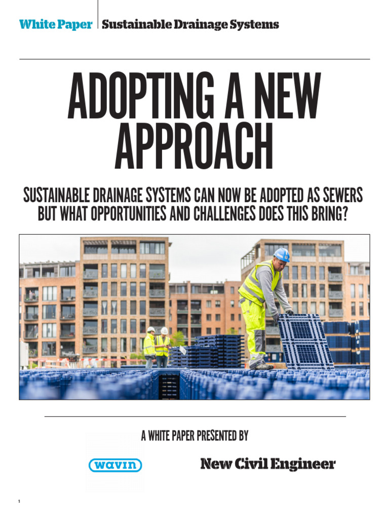 Wavin Sustainable Drianage White Paper | PDF | Storm Drain | Sewerage