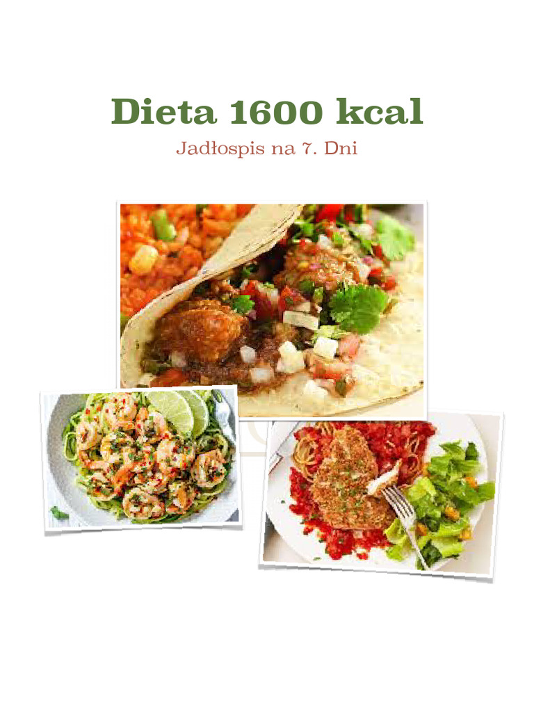 Dieta 1600 Kcal 2 | PDF