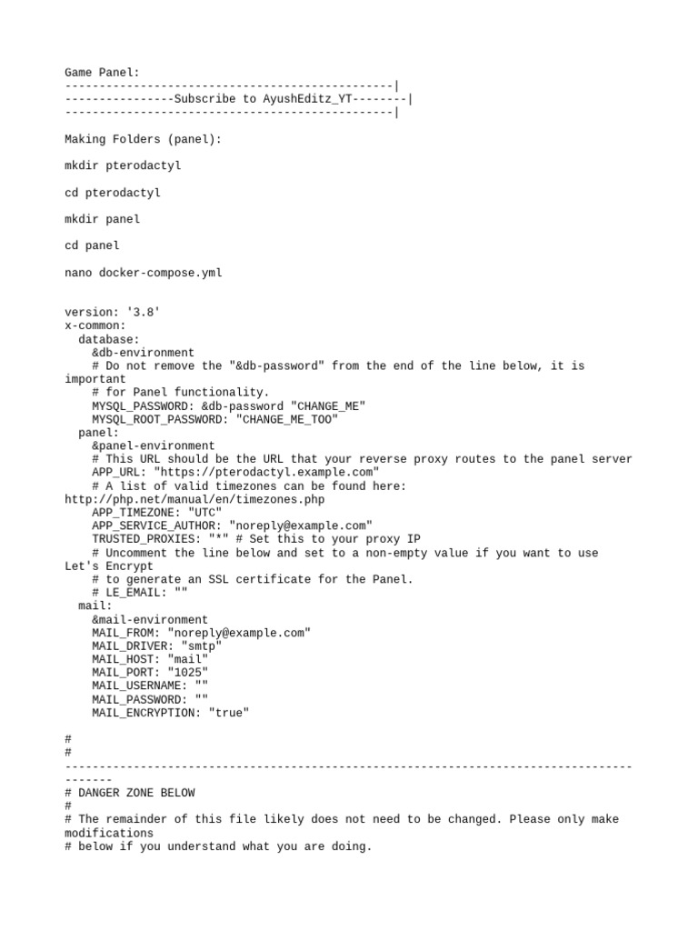 AyushEditz YT Pterodactyl Panel | PDF | Proxy Server | Secure Communication