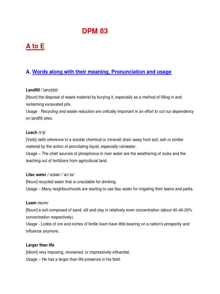 DPM 83 | PDF | Soil | Loam