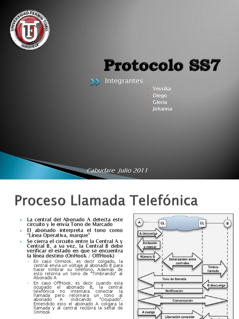 Protocolo SS7 | PDF | Señalización (Telecomunicaciones) | Estándares de red