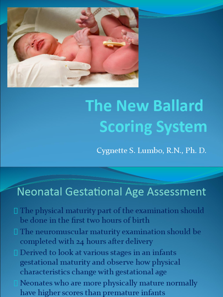 Neonatal-Assessment Ballard Scoring1 | PDF | Anatomical Terms Of Motion ...