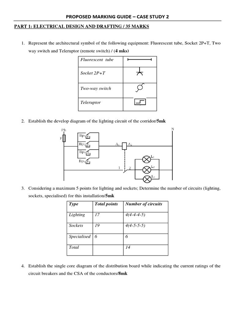 CASE STUDY 2 - MARKING GUIDE | PDF | Transformer | Electric Power Transmission