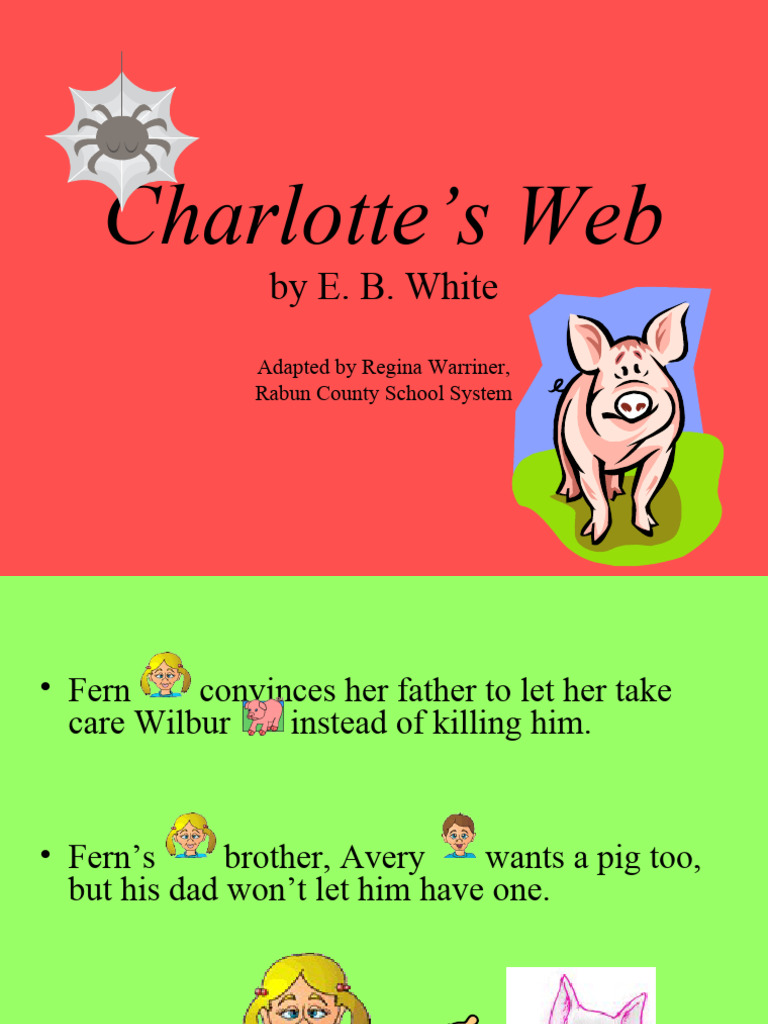 Charlotte's Web BY E.B. WHITE | PDF