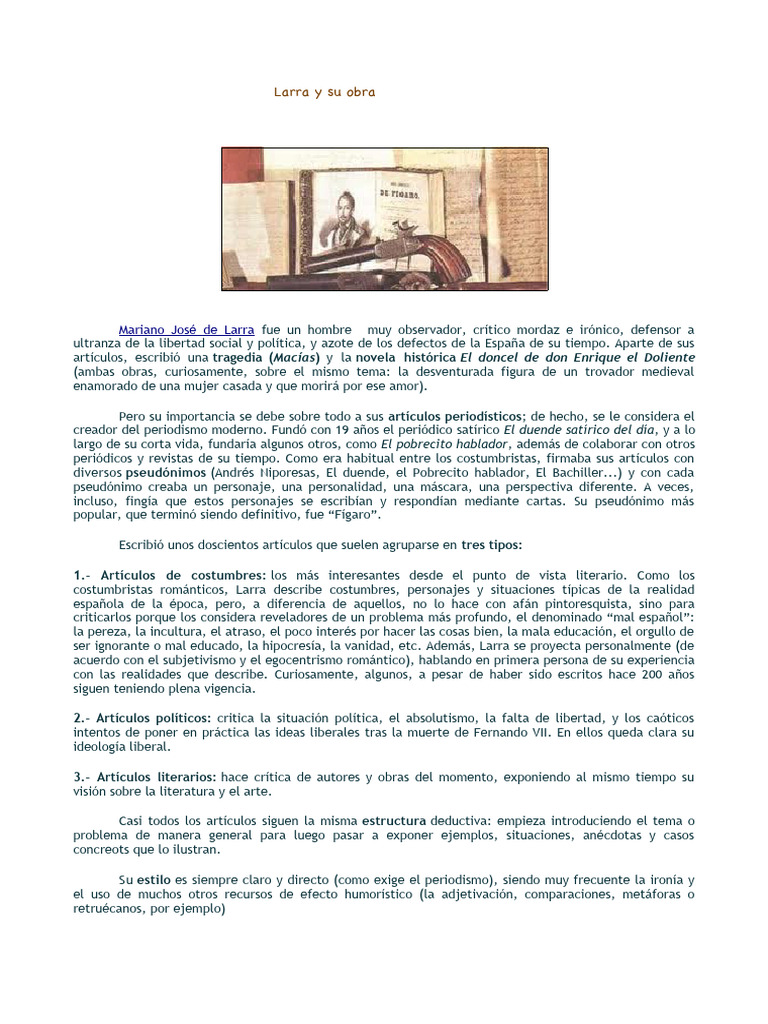 Larra | PDF