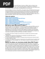 Cours MSPROJECT | PDF | Planification | Microsoft
