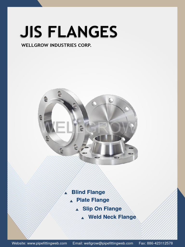 JIS-Flanges | PDF | Pipe (Fluid Conveyance) | Plumbing