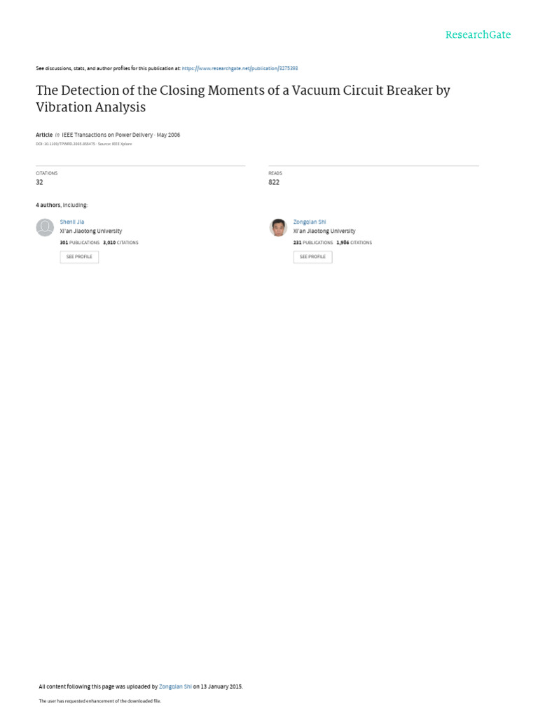 The Detection of The Closing Moments of A Vacuum C | Download Free PDF ...