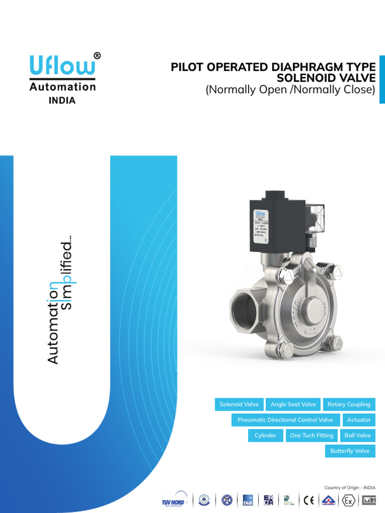 PCN Uflow Valve | PDF | Valve | Hydraulics