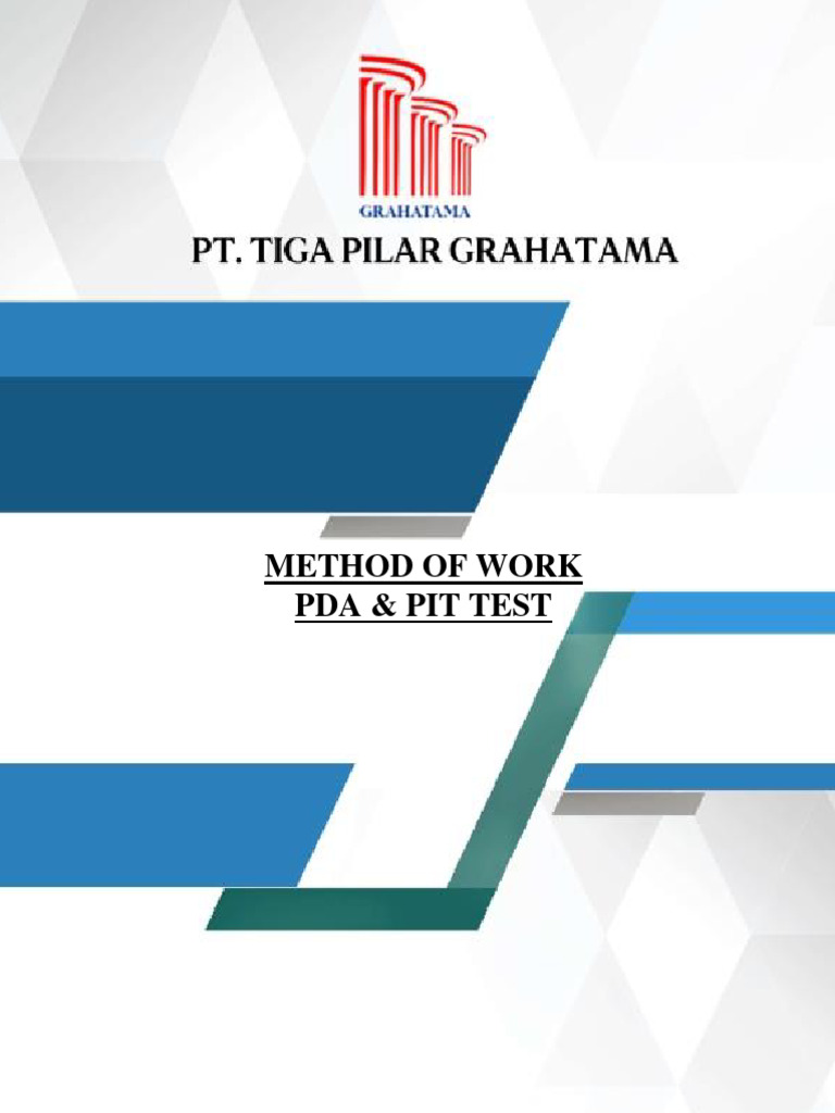 Metode Pengujian PDA & PIT | PDF