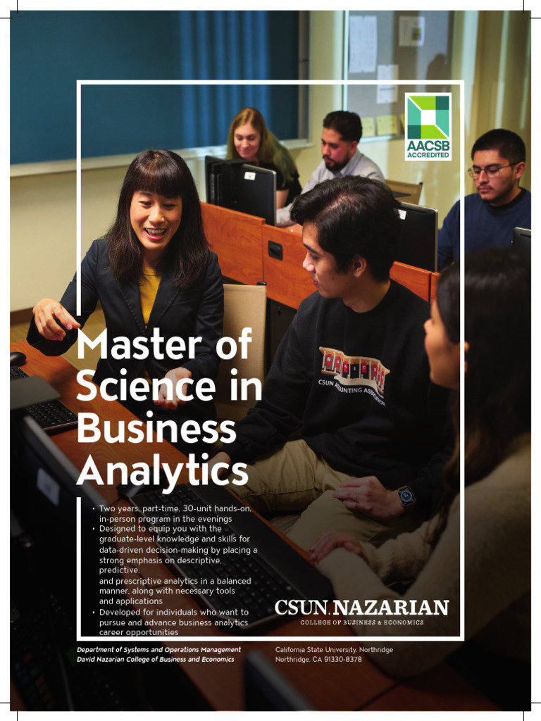 Nazarian Brochures 2023 BANA F1 Print 0 | PDF | Analytics | Graduate Record Examinations