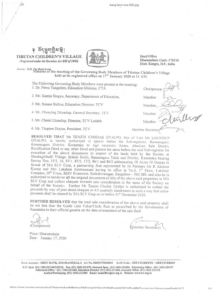 Resolution Letter | PDF