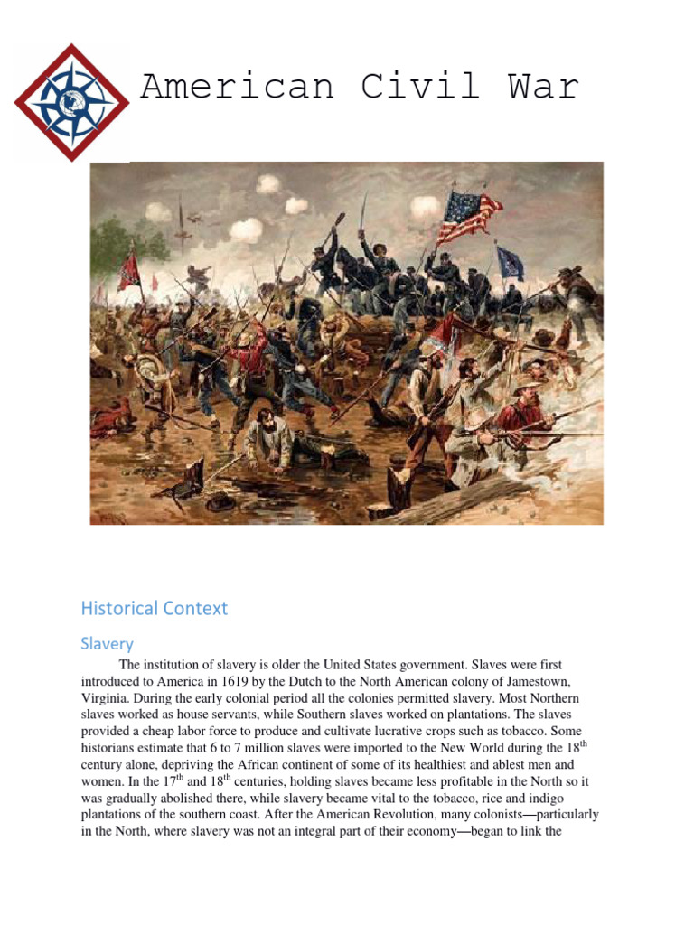 Slavery's Impact on Civil War Dynamics | PDF | Slavery In The United ...