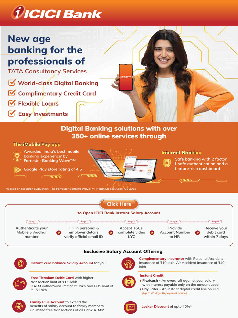 Icici Bank Tcs One Pager - Pan India | PDF | Credit Card | Banks
