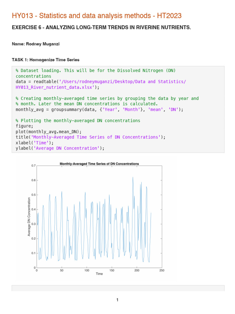 Exercise6 RodneyMuganzi | PDF | Autocorrelation | Time Series