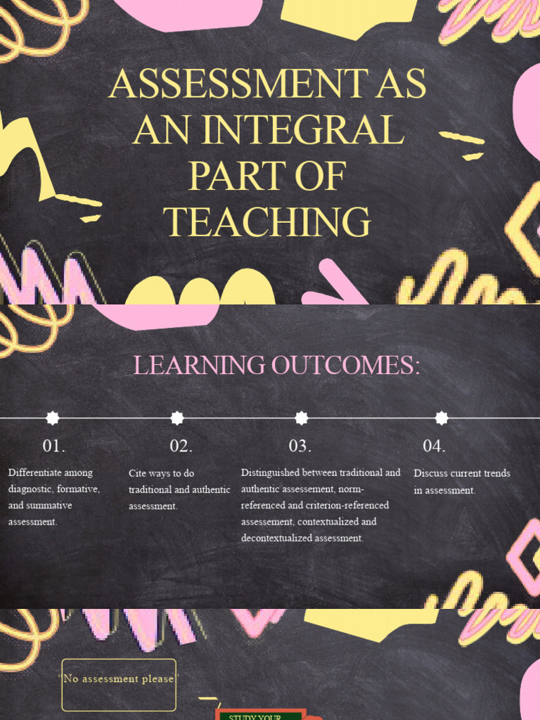 Assessment As An Integral Part of Teaching | PDF | Educational ...