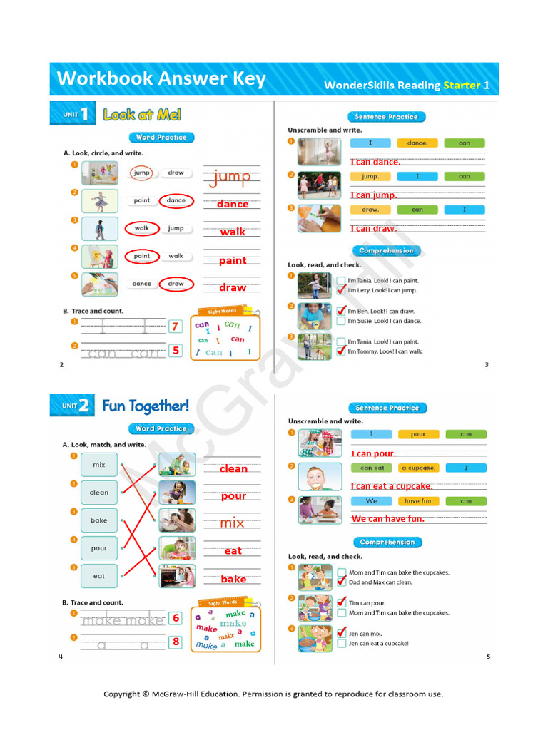 WB Answer Key - Starter 1（练习册答案） | PDF | Hobbies | Domesticated Animals