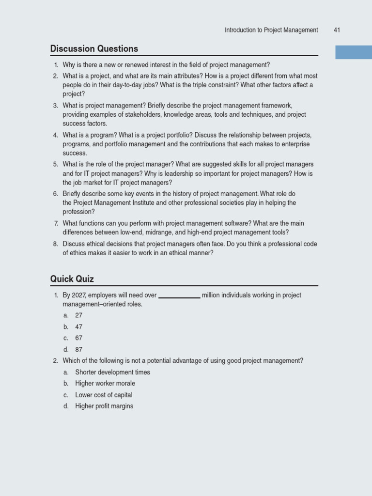 شابتر 1 | PDF | Project Management | Human Communication