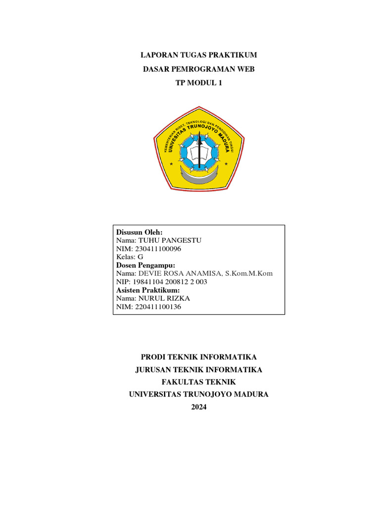 23-096 - Tuhu Pangestu - TP1 | PDF