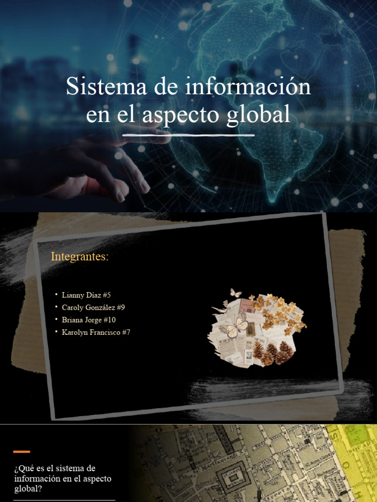 Sistema de Información en El Aspecto Global Grupo 2 | PDF | Sistema de ...