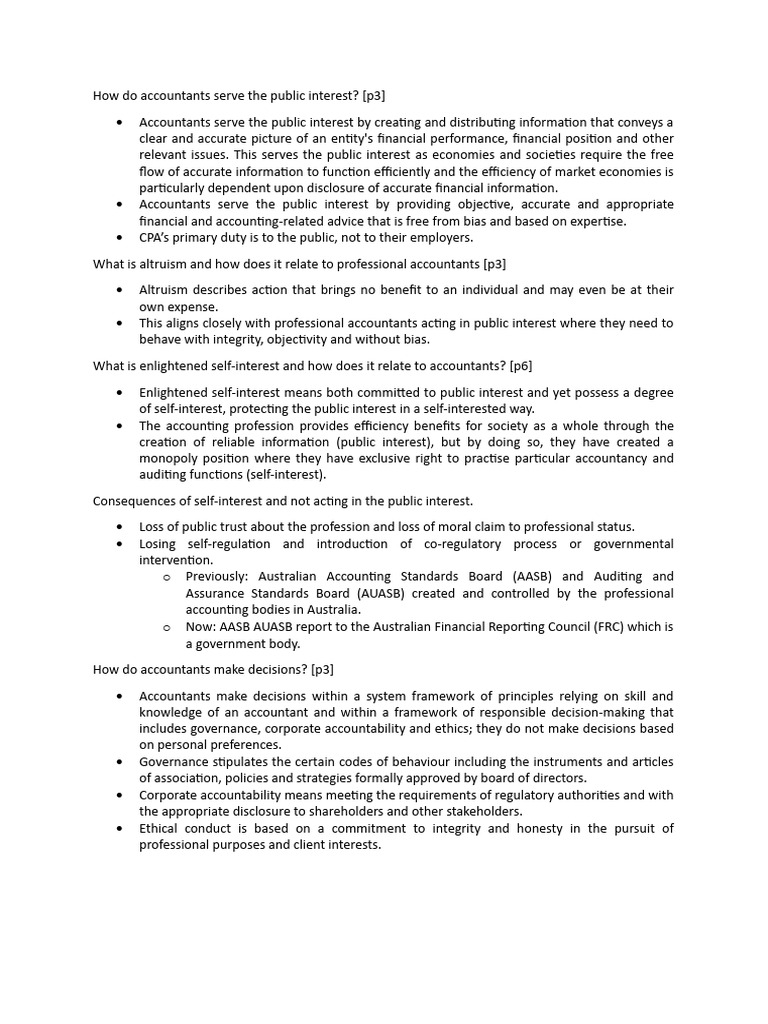 EG Notes | Download Free PDF | Governance | Accounting