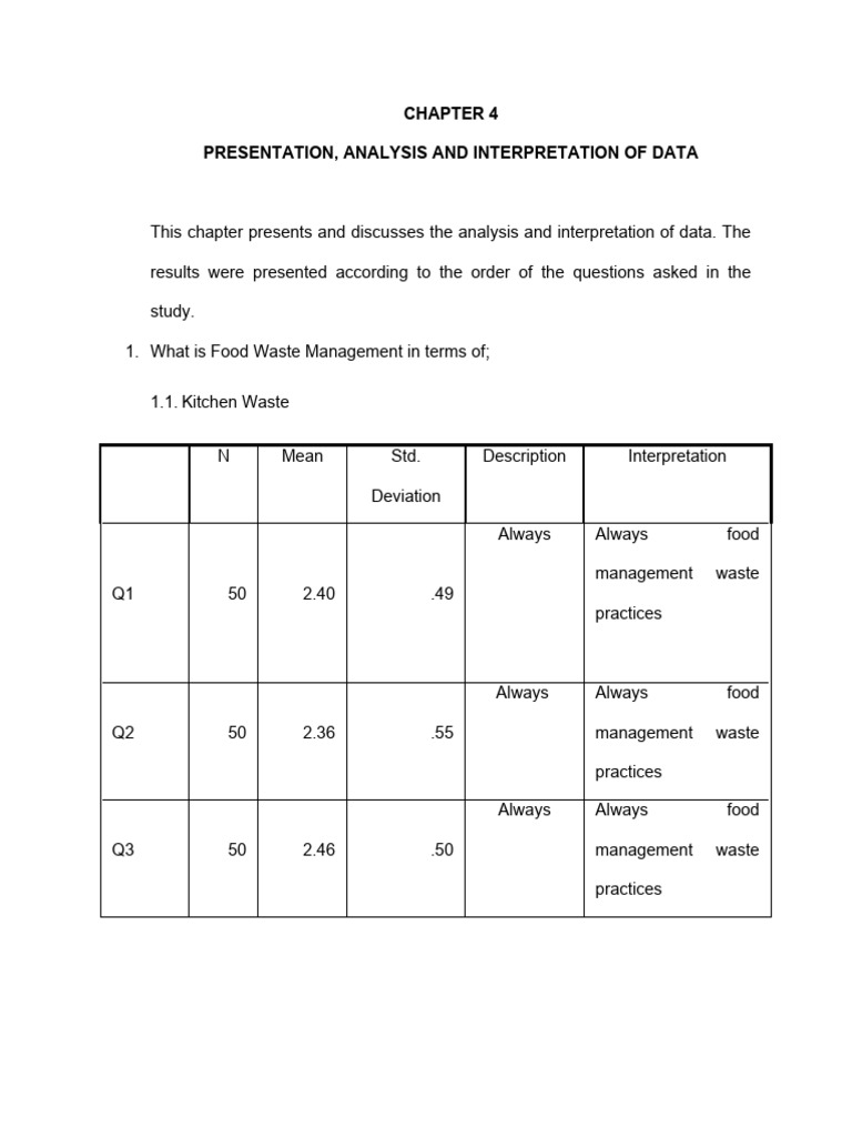Chapter 4 | PDF | Data Analysis | Statistical Analysis Chapter 4 | PDF | Data Analysis | Statistical Analysis