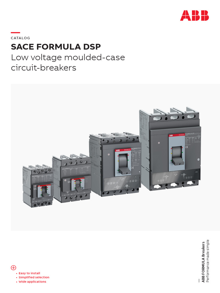 ABB SACE Formula DSP Circuit Breakers | PDF | Power Supply ...