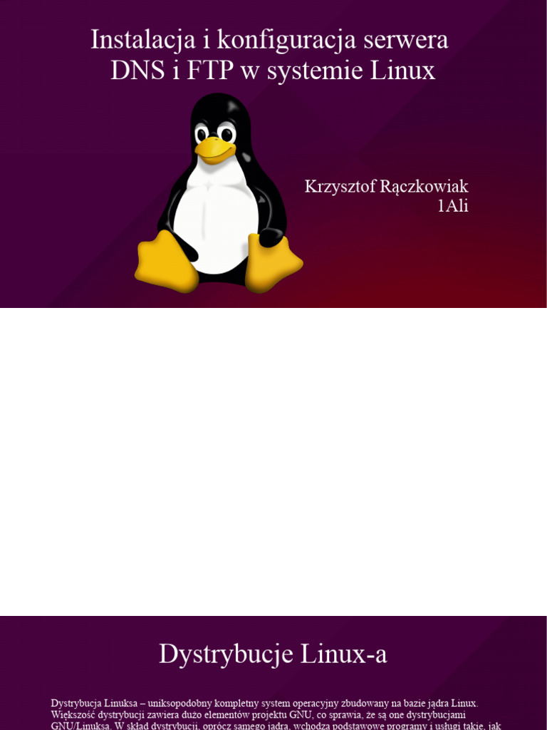 Prezentacja Linux | PDF