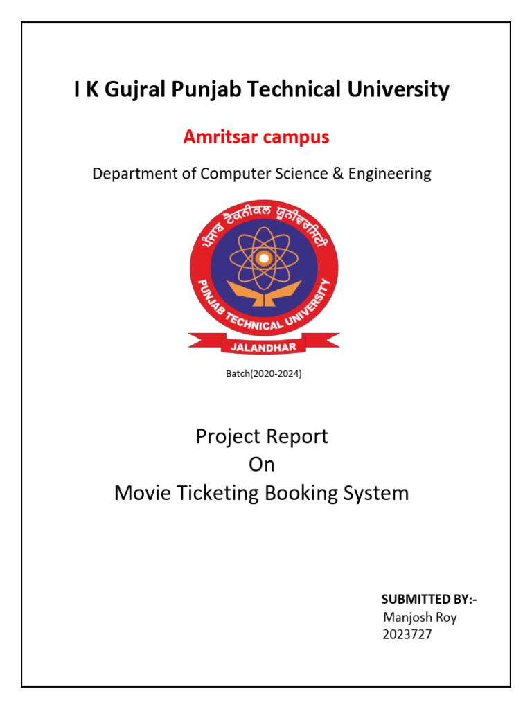 Movie Ticketing System Pdf Html Html Element