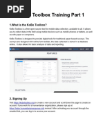 KoBoToolbox Manual v1.1 | PDF | Scratch (Programming Language) | Login