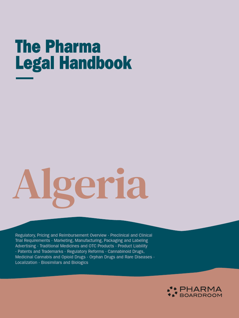The Pharma Legal Handbook Algeria 2020 PharmaBoardroom Preview | PDF ...