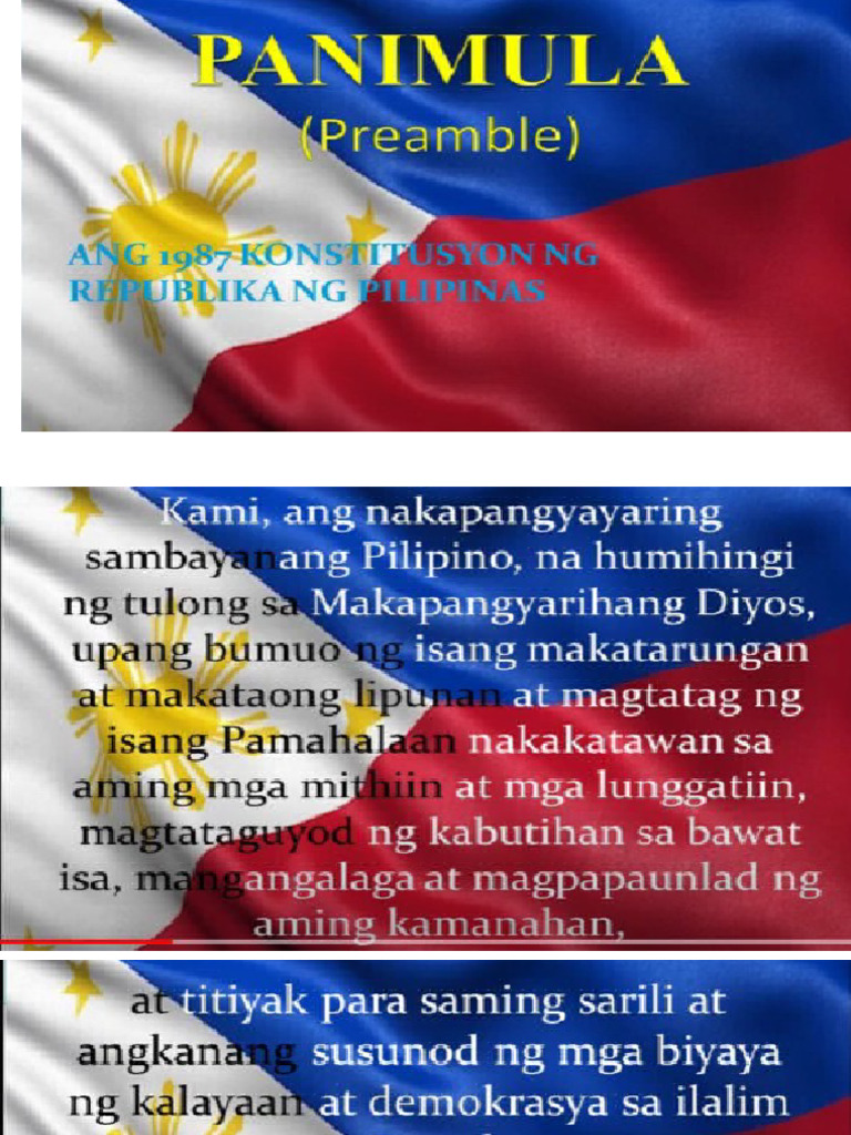 Panimula NG Saligang Batas | PDF